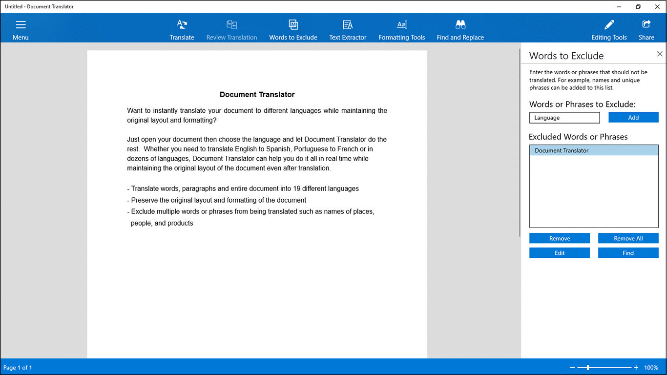 Document Translator