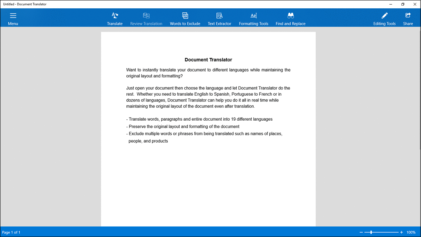 Document Translator